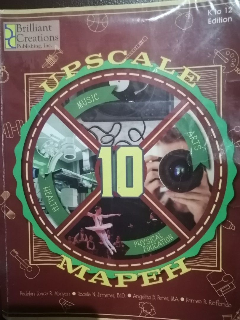 Upscale (MAPEH) Grade 10 Book, Hobbies & Toys, Books & Magazines, Textbooks on Carousell