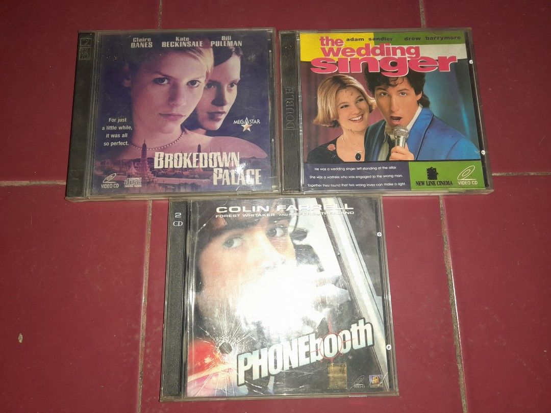 VCD brokedown palace the wedding singer phone booth on Carousell