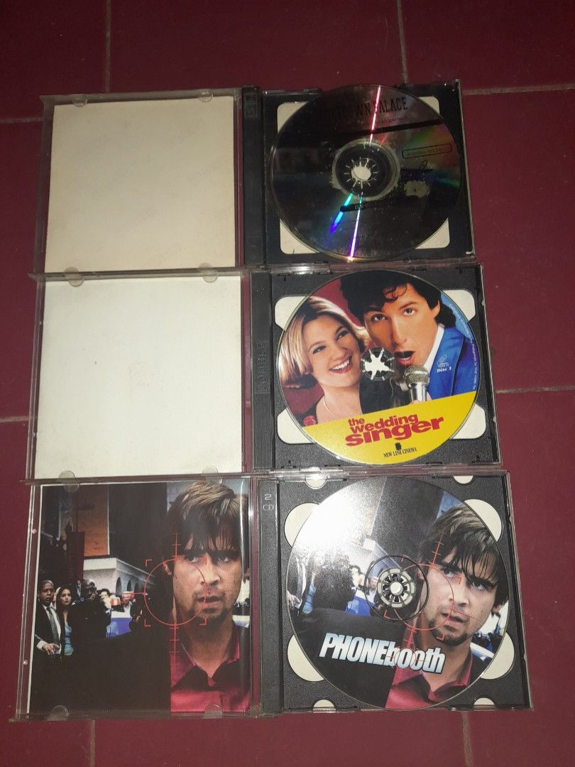 VCD brokedown palace the wedding singer phone booth cd dvd on Carousell