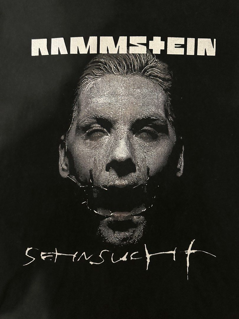 Vetements Rammstein tee, Men's Fashion, Tops & Sets, Tshirts & Polo ...