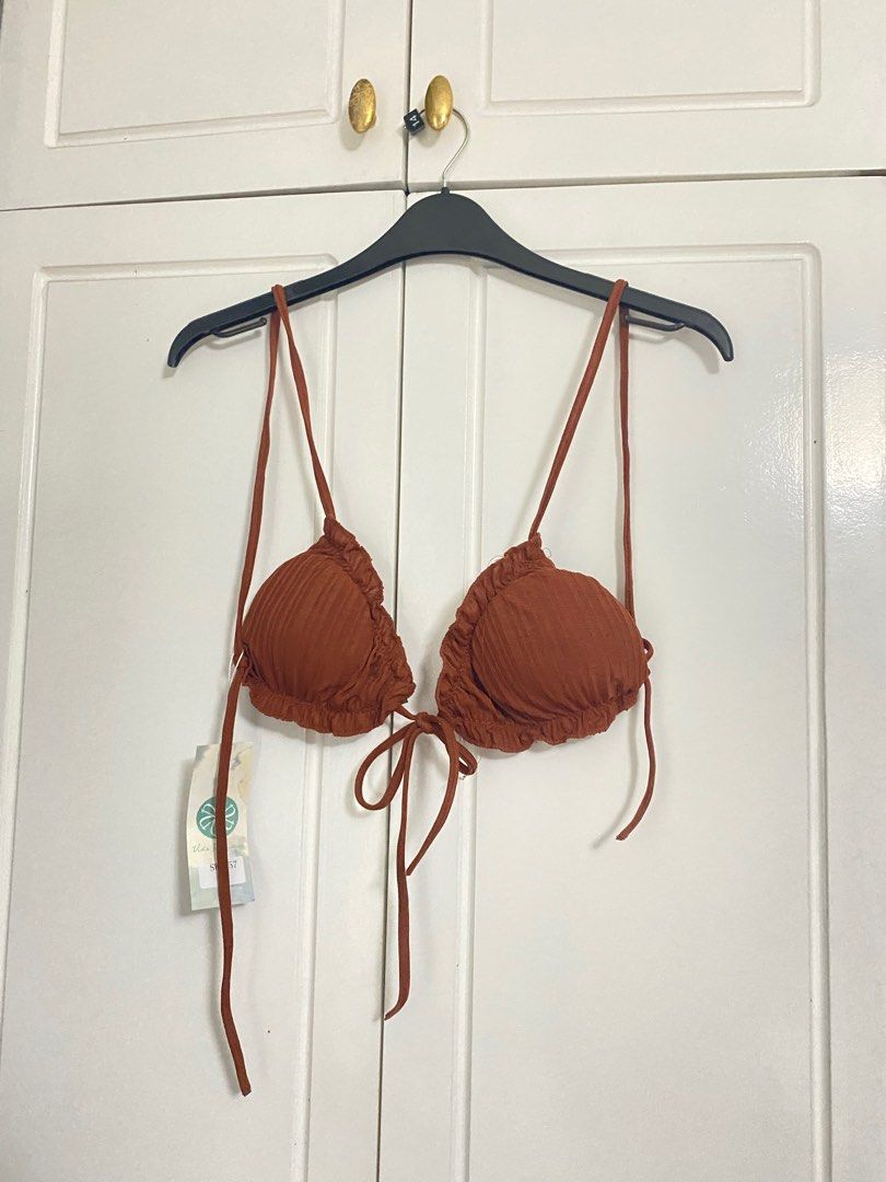 Vida Swimwear Brown Swimsuit (Two Piece), Women's Fashion, Swimwear ...