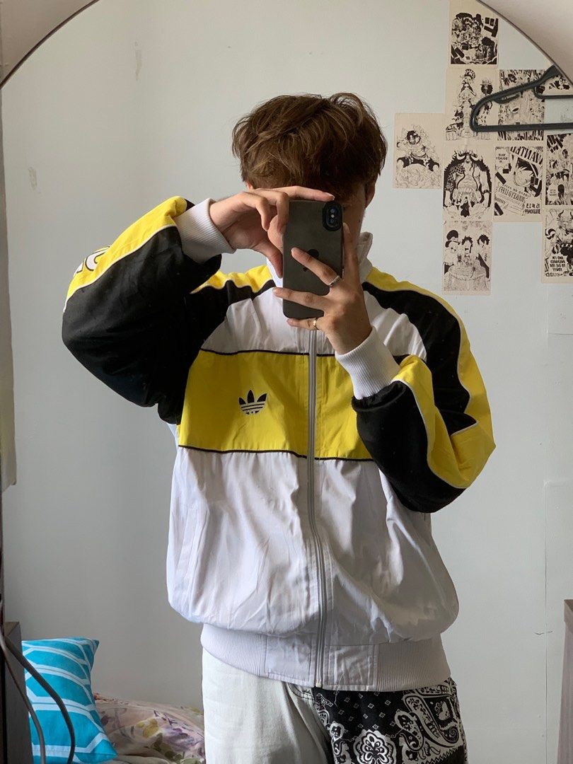 Vintage Adidas Big Back Logo, Men's Fashion, Coats, Jackets and ...