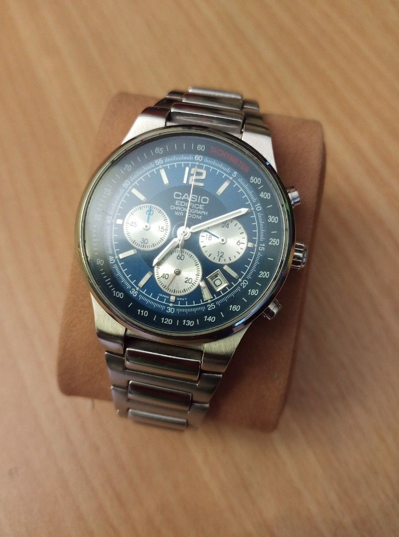 Vintage Casio Edifice chronograph quartz watch on Carousell