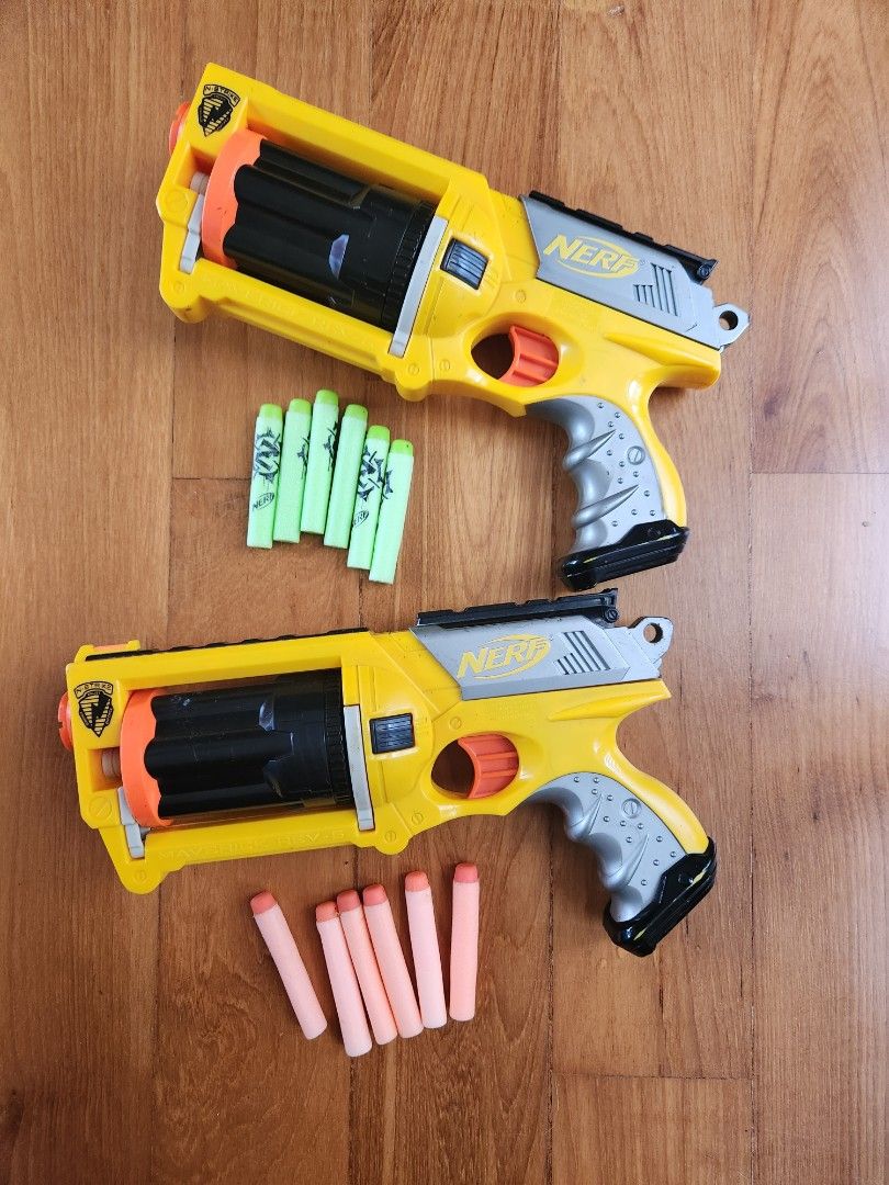 Vintage Maverick Nerf Guns, Hobbies & Toys, Toys & Games on Carousell