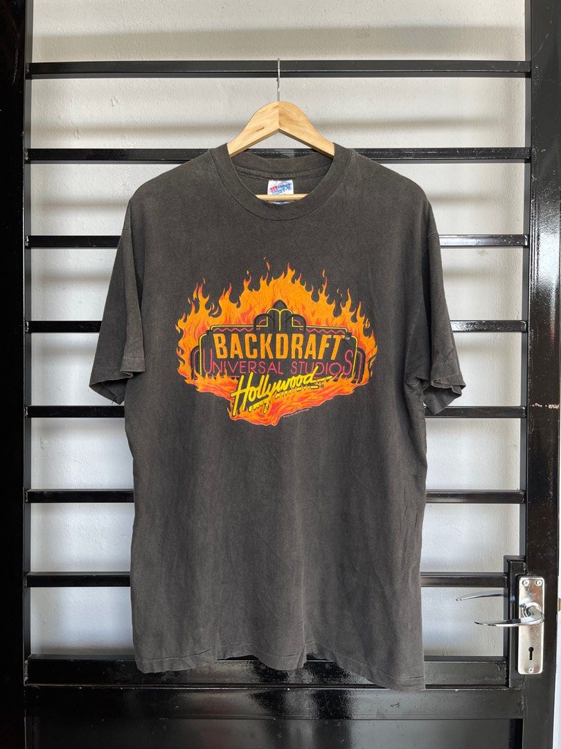 Vintage Movie Backdraft, Men's Fashion, Tops & Sets, Tshirts & Polo ...