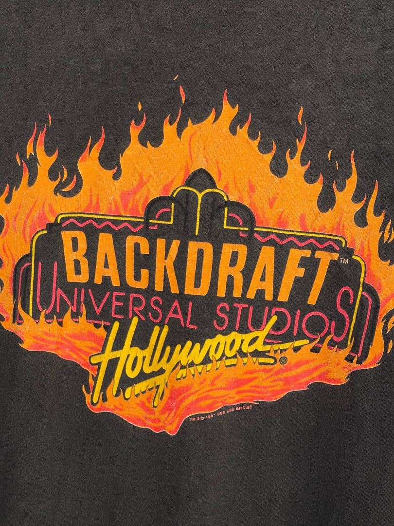Vintage Movie Backdraft, Men's Fashion, Tops & Sets, Tshirts & Polo ...