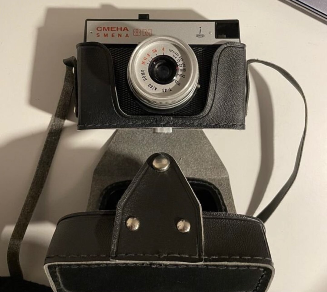 Vintage Smena 8M USSR 35mm film camera, Photography, Cameras on Carousell