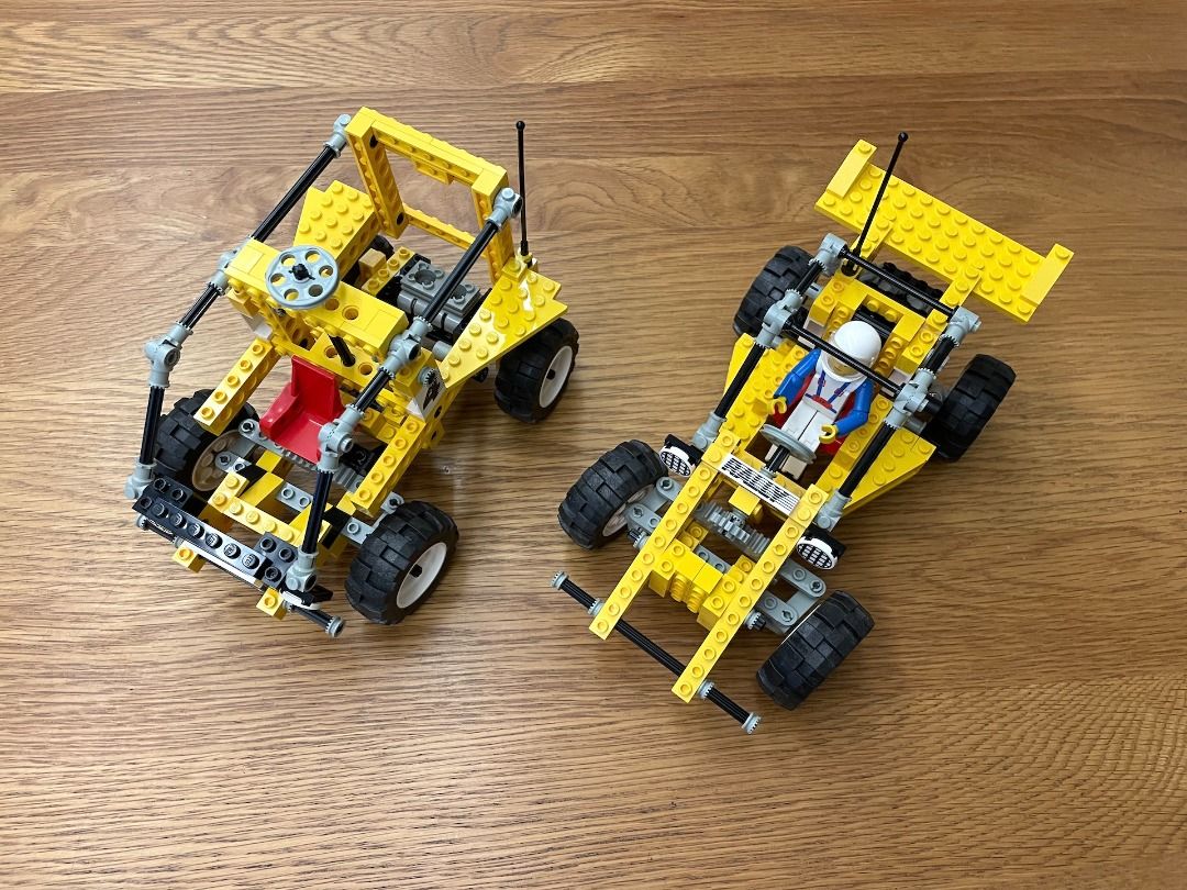 Vintage Technic LEGO set 8840 - Rally Racer and alternative build ...