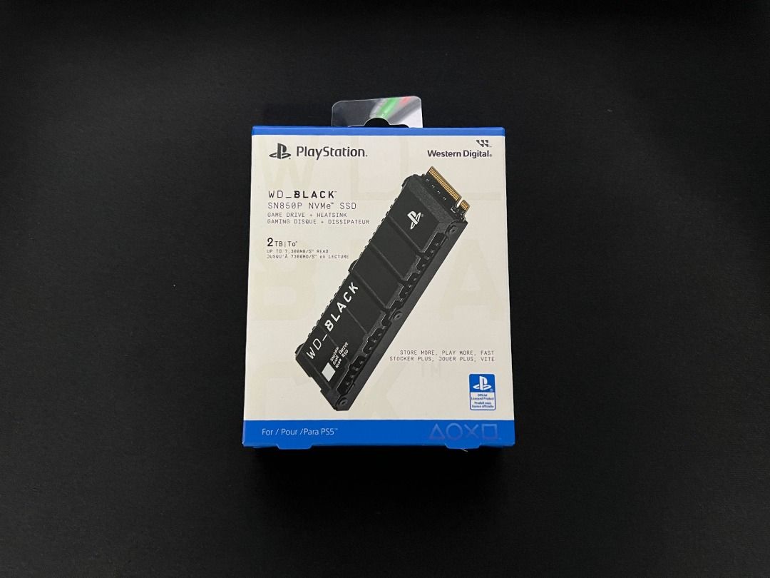 WD BLACK SN850P 2TB NVMe SSD for PS5 consoles (With Heatsink ...