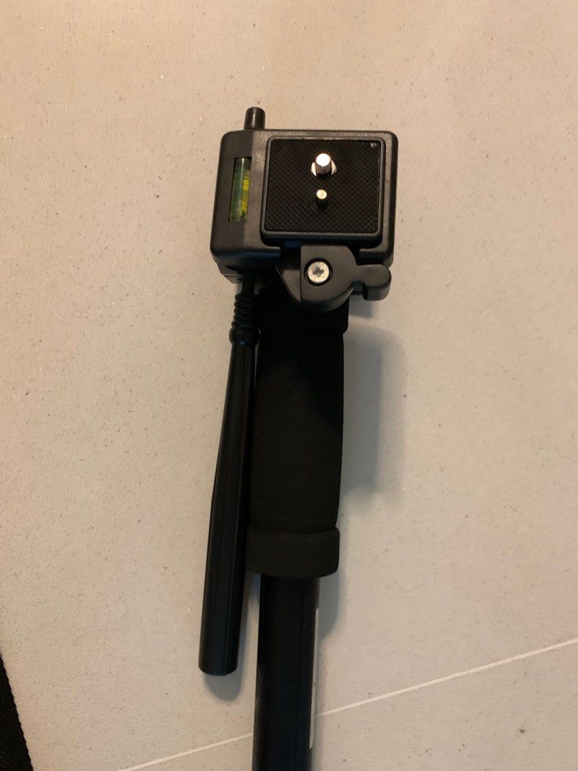 WF monopod c/w camera mount and spirit level, Photography, Photography ...