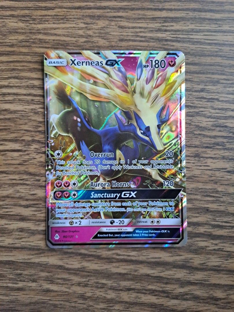 Xerneas GX XY Pokemon Card, Hobbies & Toys, Toys & Games on Carousell
