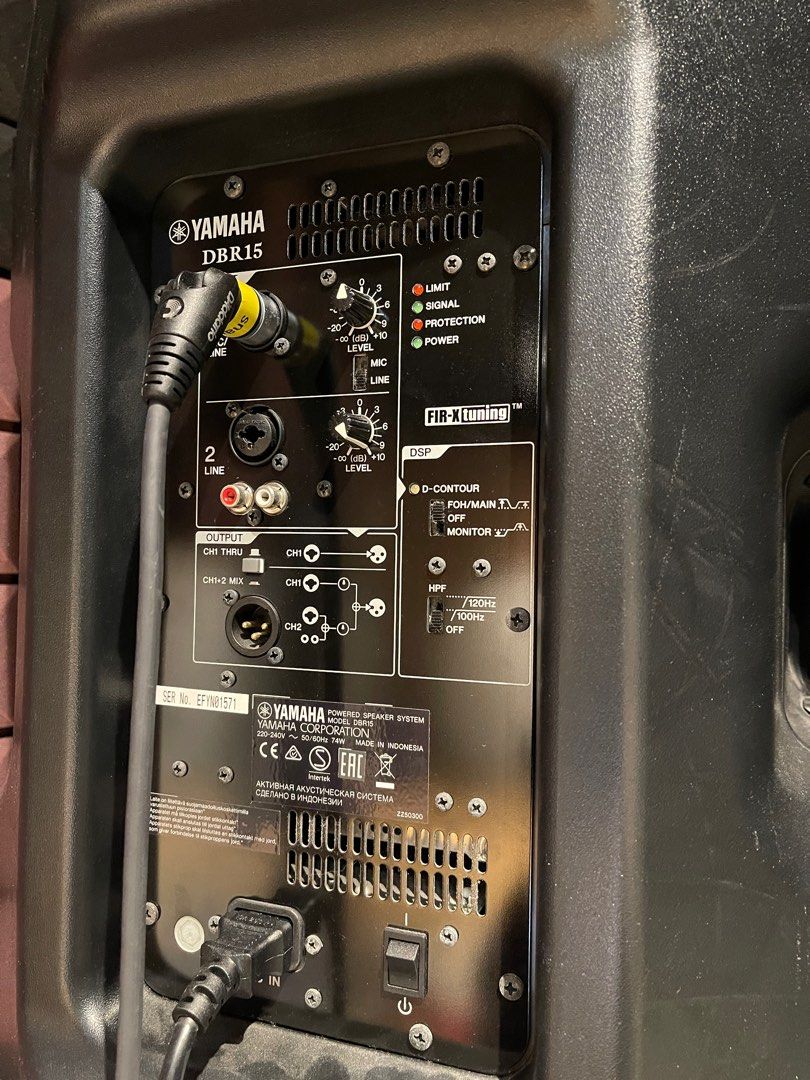 Yamaha DBR15 powered loudspeaker, Audio, Soundbars, Speakers ...