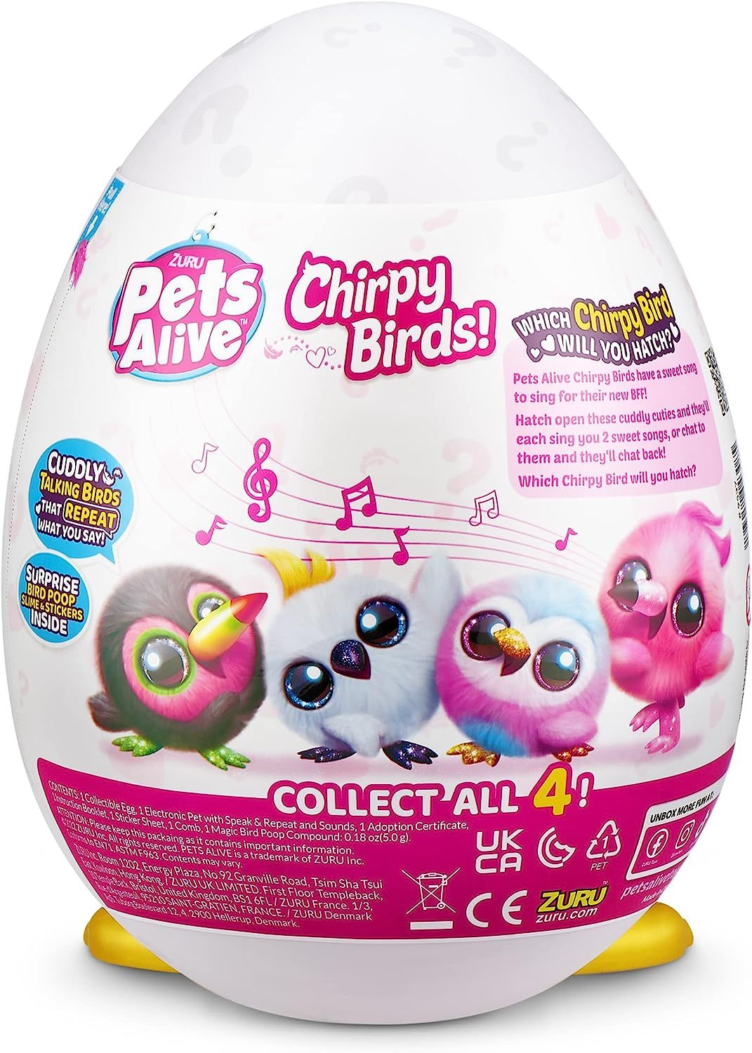 Zuru Pets Alive Chripy Birds Soft Toy, Hobbies & Toys, Toys & Games on ...