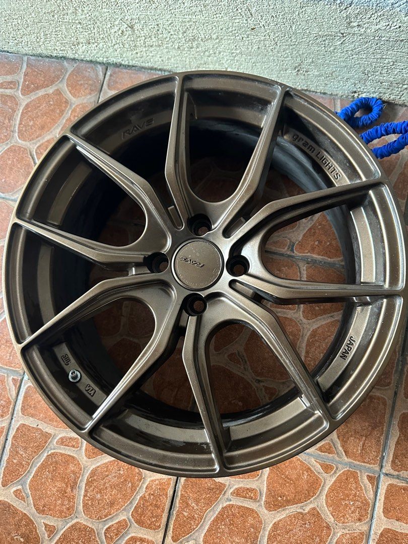 17 inch rays gramlights design, Car Parts & Accessories, Mags and Tires ...