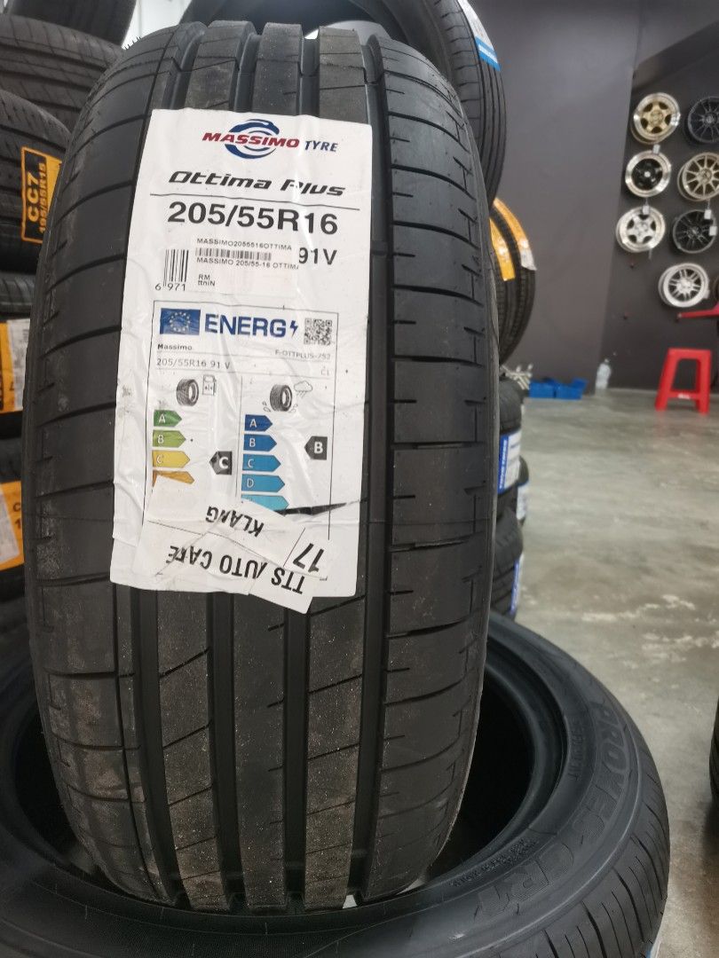 205/55/16 205/55R16 MASSIMO OTTIMA PLUS, Auto Accessories on Carousell