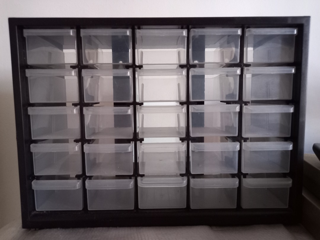 25 drawers plastic box, Women's Fashion, Jewelry & Organisers ...
