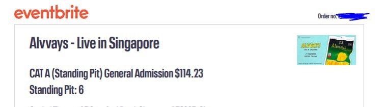 1 X CAT A (STANDING PIT) TICKET - ALVVAYS CONCERT 24 NOV 2023, Tickets ...