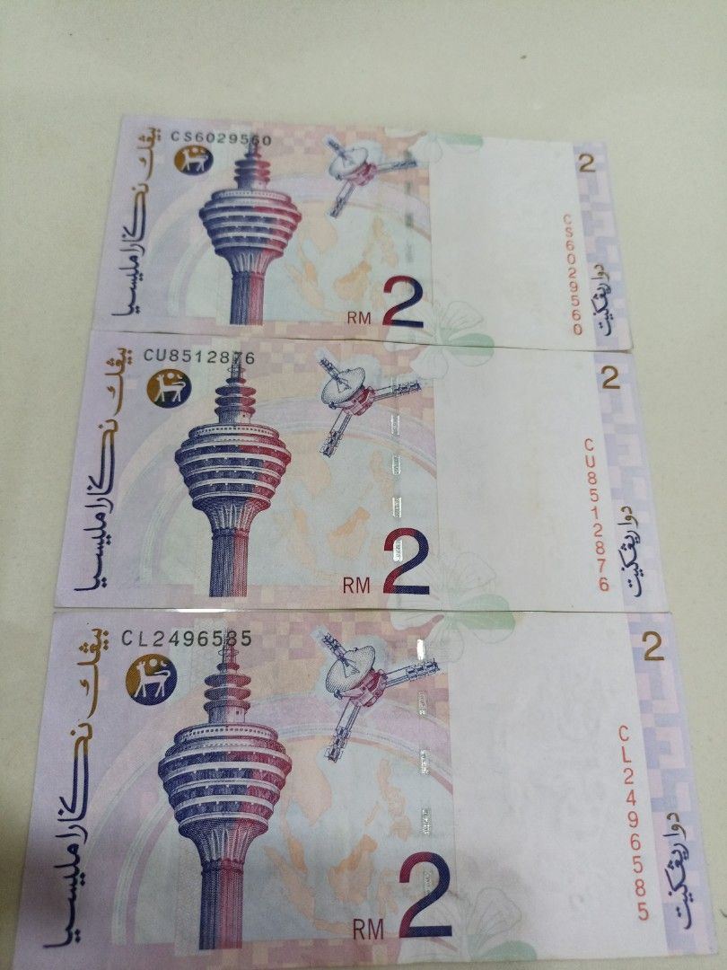 (3pcs) Duit Lama Malaysia Rm2 Siri 8, Hobbies & Toys, Collectibles ...