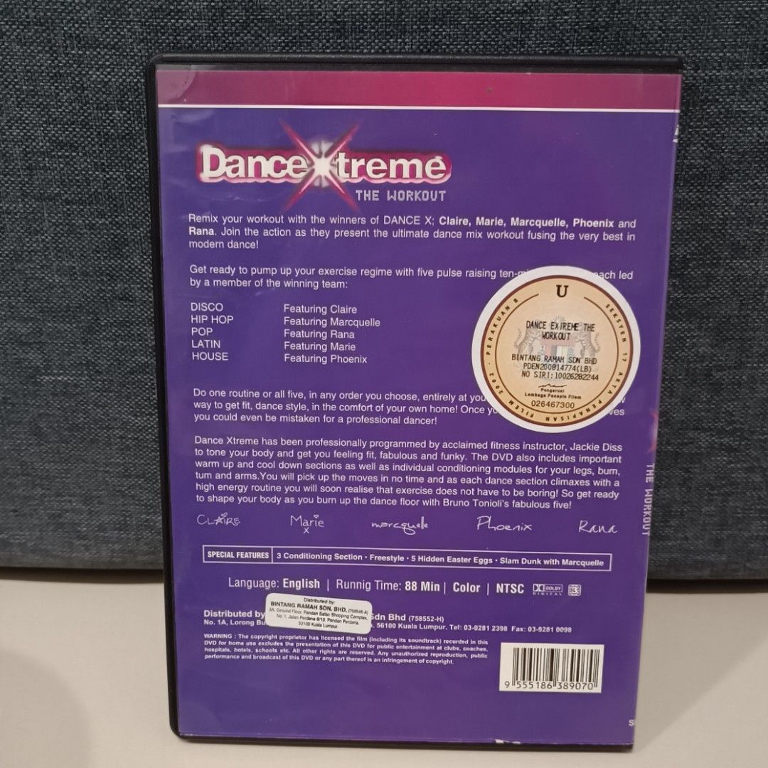 5 Dance Extreme The Workout - Disco,Hip Hop,Pop,Latin, House, Hobbies ...