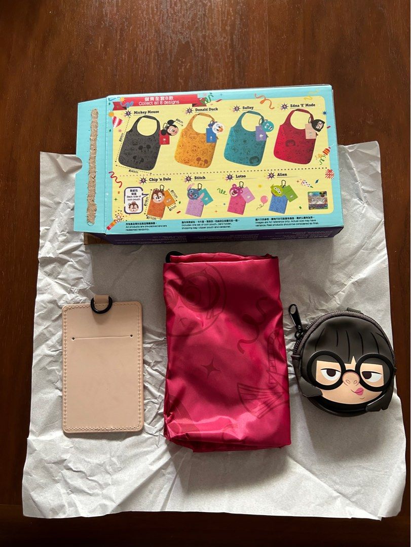 7-Eleven X Disney Edna E Mode Shopping Bag Set, Women's Fashion, Bags ...
