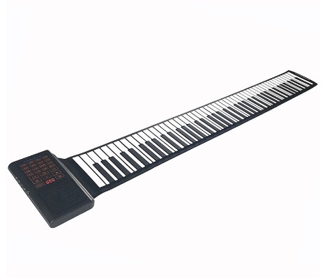 88 Key Roll Up Piano Foldable Electronic Keyboard Piano Children Musical Instrument Built-in ...