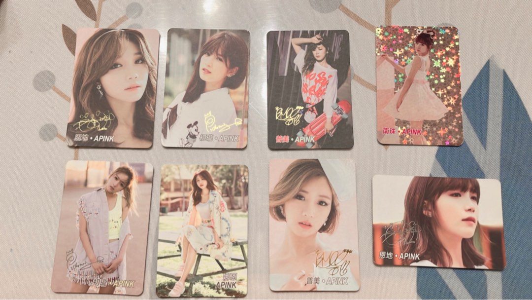 絕版 Yes card Apink, 興趣及遊戲, 收藏品及紀念品, 韓流 - Carousell