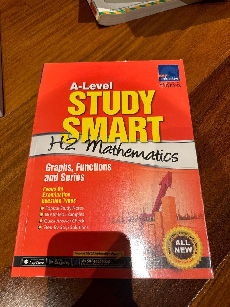 A Level Study Smart H2 Mathematics, Hobbies & Toys, Books & Magazines ...