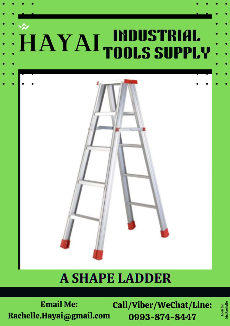 A SHAPE LADDER, Commercial & Industrial, Industrial Equipment on Carousell