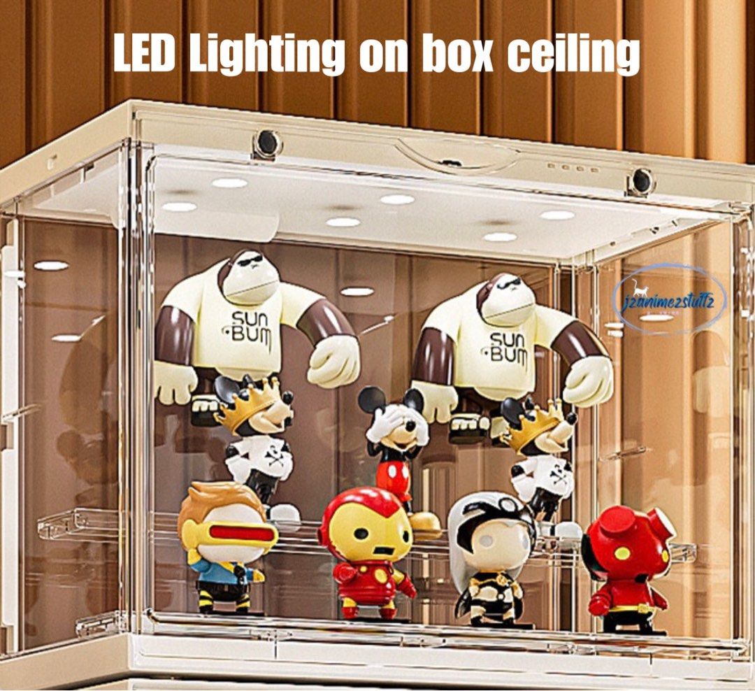 Acrylic LED Display Box for POPMART/Blind Box, Furniture & Home Living ...