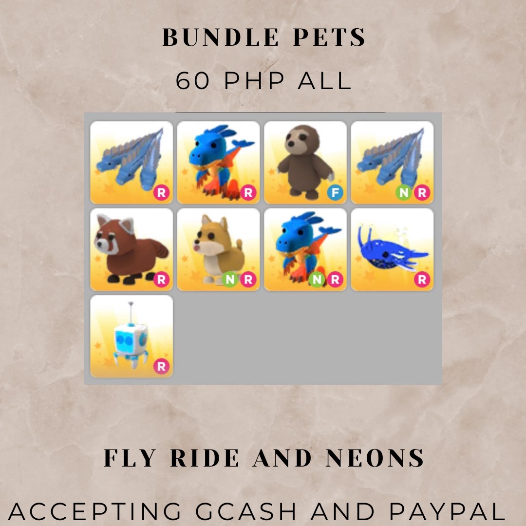 Adopt Me Pets | Bundles on Carousell