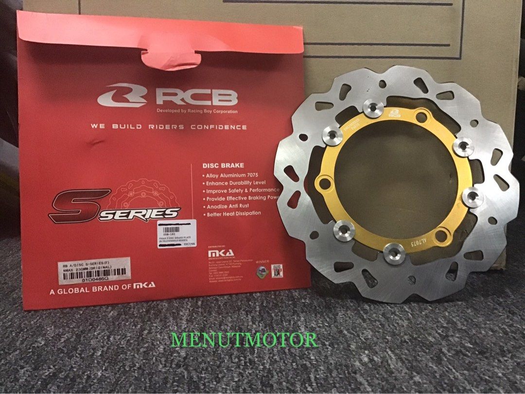 Aerox/Nmax Racing Boy RCB S series disc brake, Motorcycles, Motorcycle ...