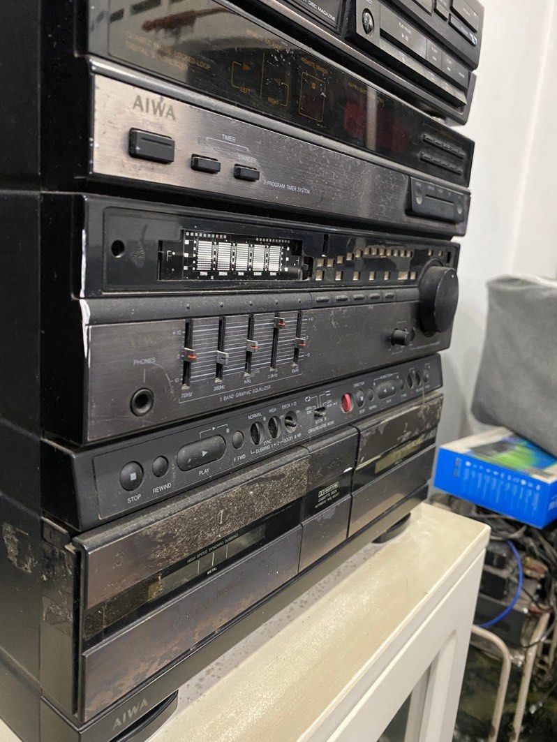 Aiwa Vintage Stereo Integrated Amplifier Surround System, Audio ...