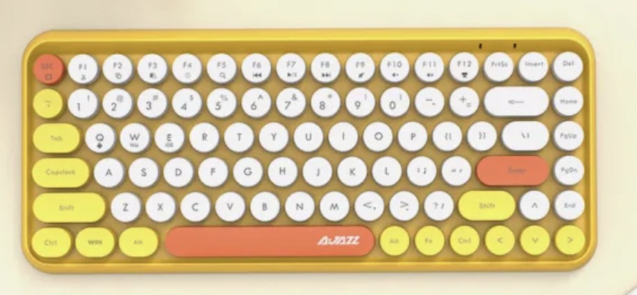 Ajazz 308i In the color yellow, Computers & Tech, Parts & Accessories ...