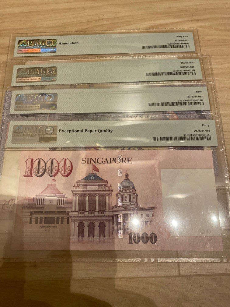 All SGD1000 Singapore Series Currency, Hobbies & Toys, Memorabilia ...