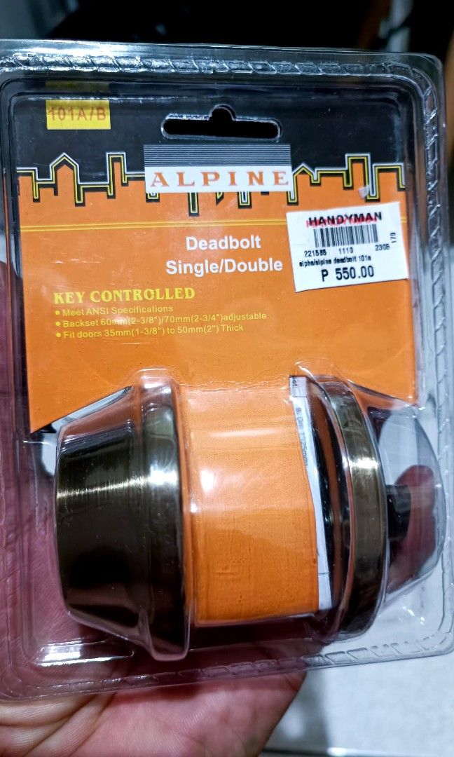Alpine Single Deadbolt Door Lock on Carousell