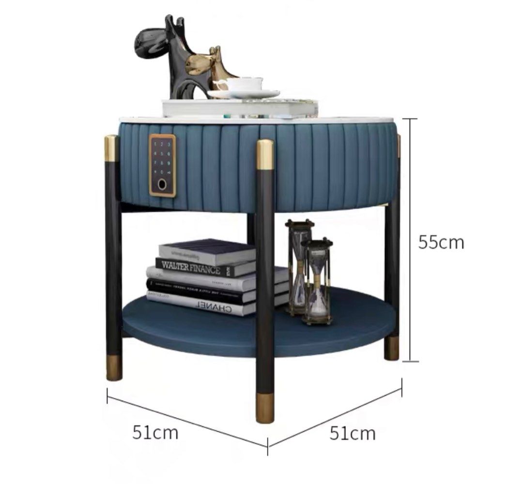 ALTOS Modern Digital Lock SideTable, Furniture & Home Living, Furniture ...