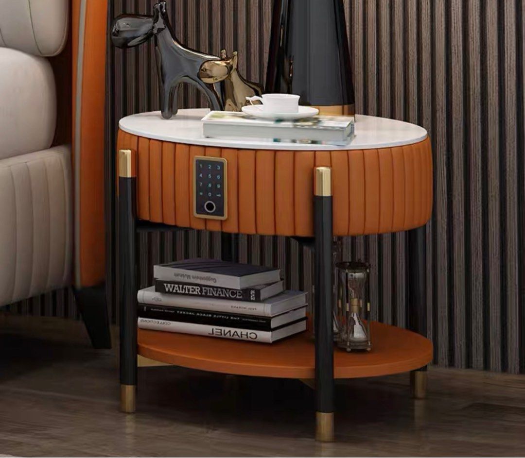 ALTOS Modern Digital Lock SideTable, Furniture & Home Living, Furniture ...