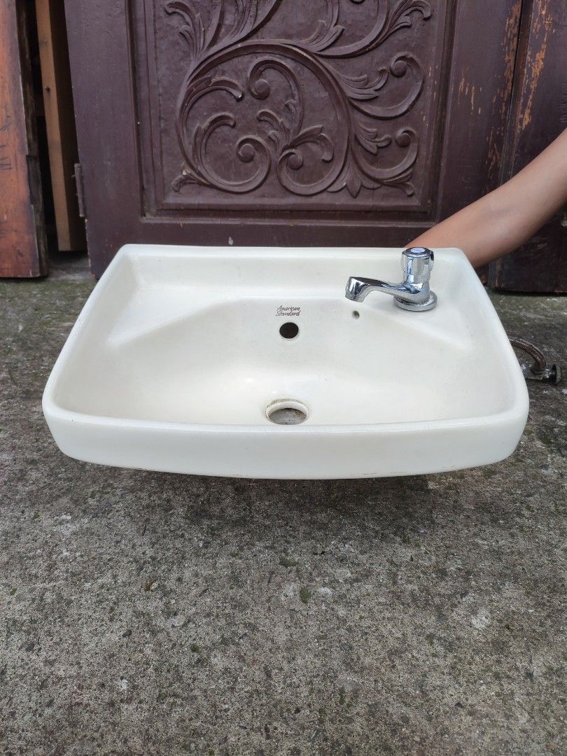 American Standard Small Lavatory, Furniture & Home Living, Bathroom ...