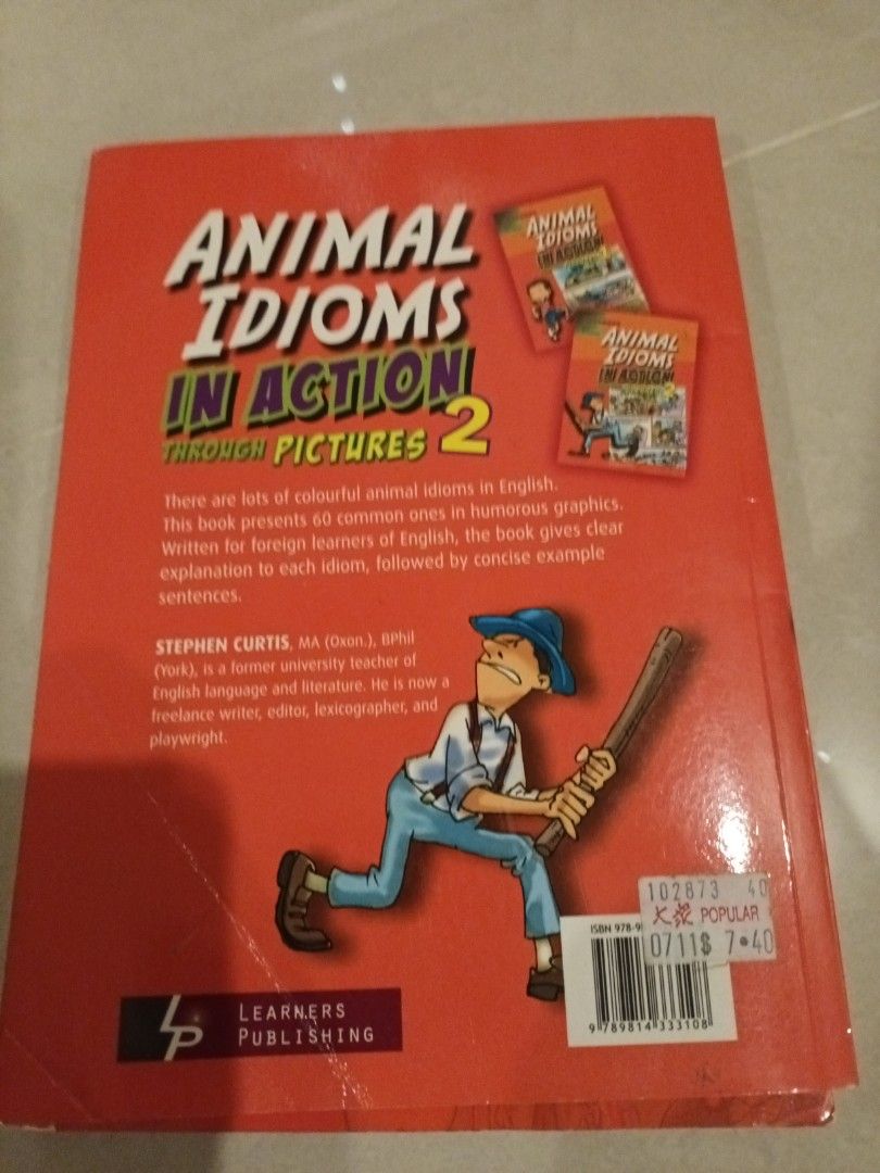 Animal idioms in action, Hobbies & Toys, Books & Magazines, Assessment ...