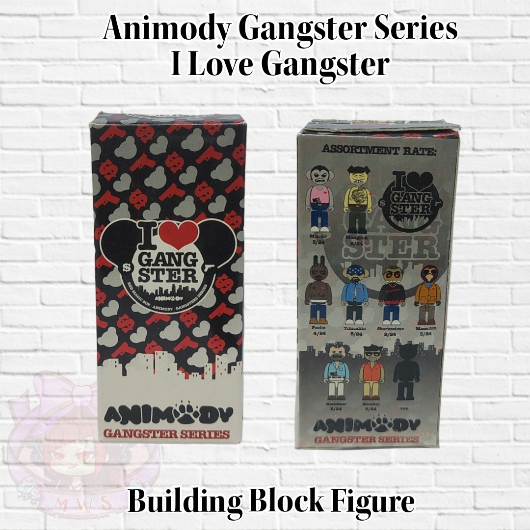 Animody Gangster series Massrhin I Love Gangster Building Block Figure ...