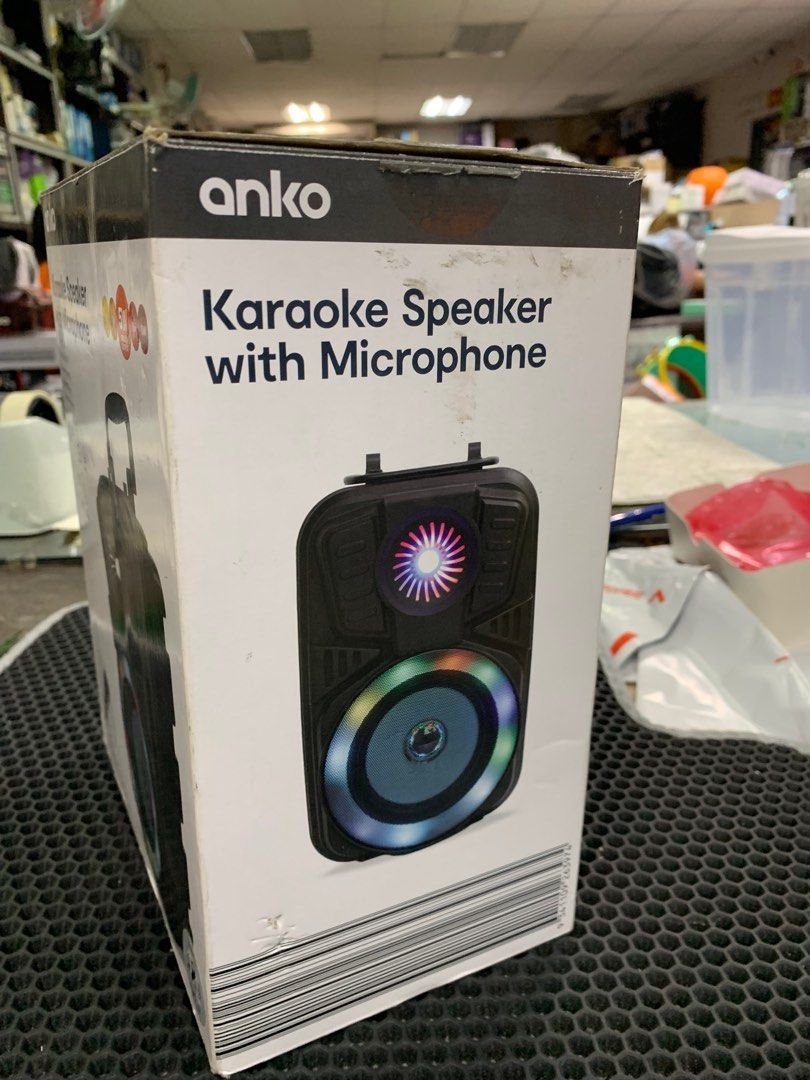 Anko Karaoke Speaker, Audio, Portable Audio Accessories on Carousell