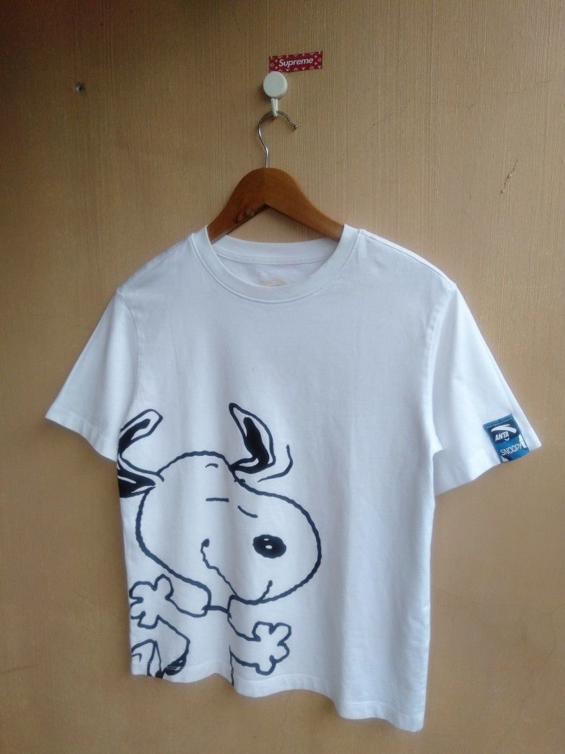 Anta x snoopy t shirt on Carousell