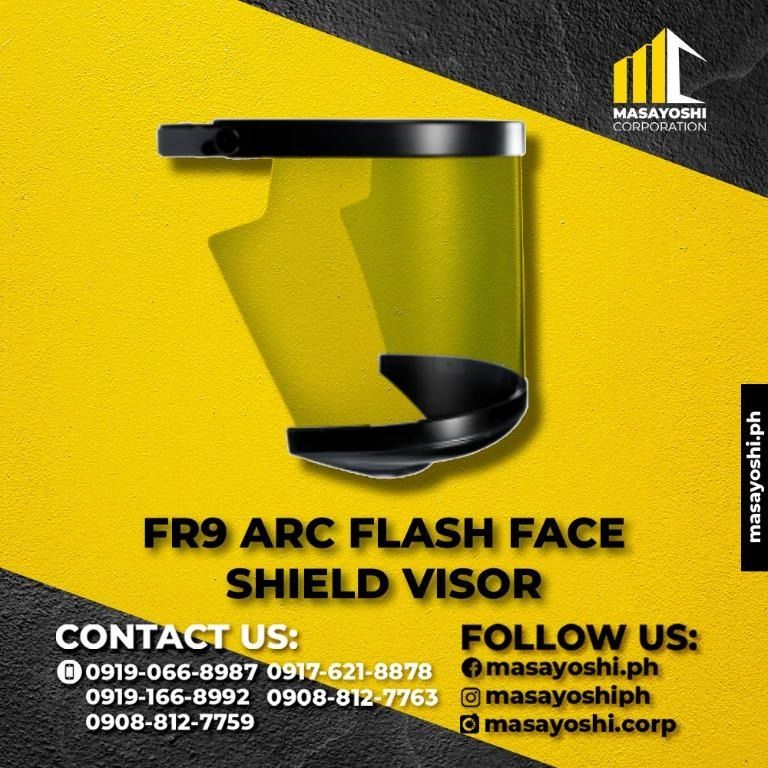 Arc Flash Face Shield Visor FR9 | PPE | Arc Flash | Face Shield | Face ...