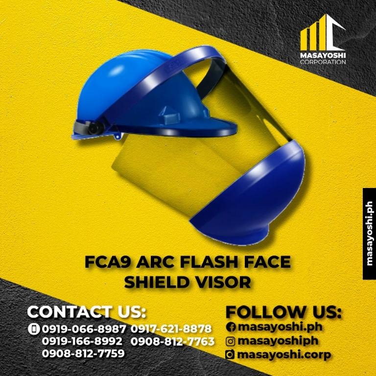 Arc Flash Visor FCA9 | Personal Protective Equipment | PPE Visor | PPE ...