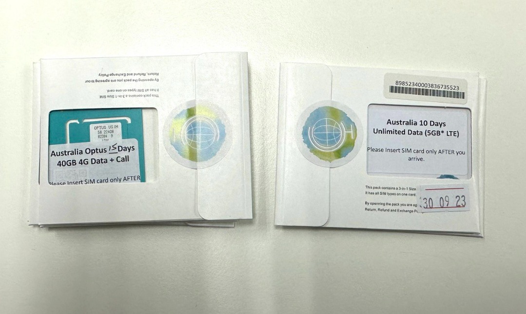 Australia mobile phone data sim card, Mobile Phones & Gadgets, Mobile ...