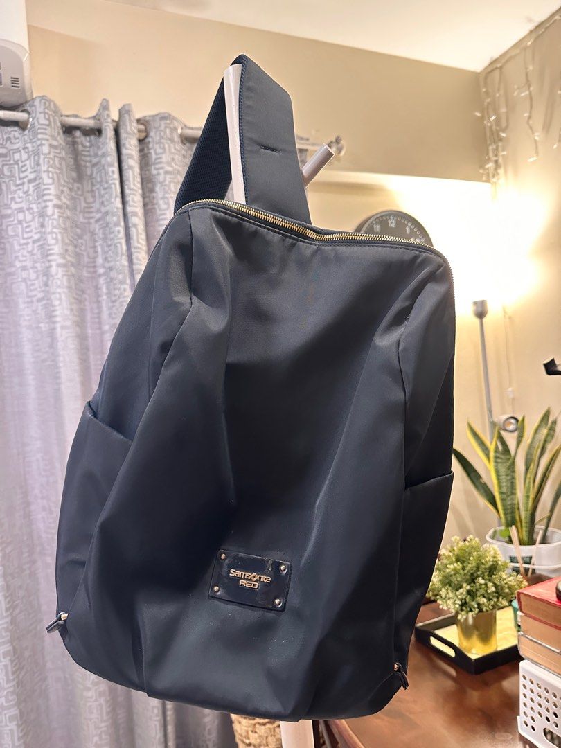 Authentic Samsonite Red Backpack on Carousell
