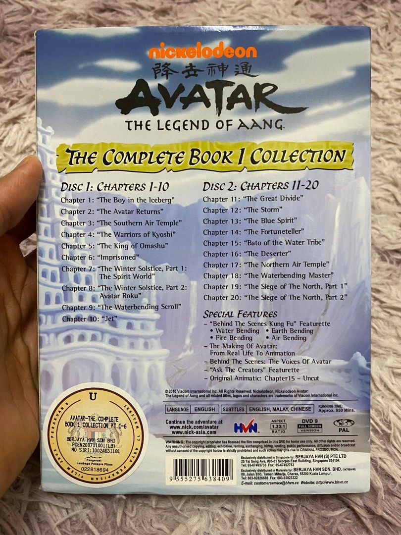 Avatar The Complete Book 1 Collection, Hobbies & Toys, Music & Media ...