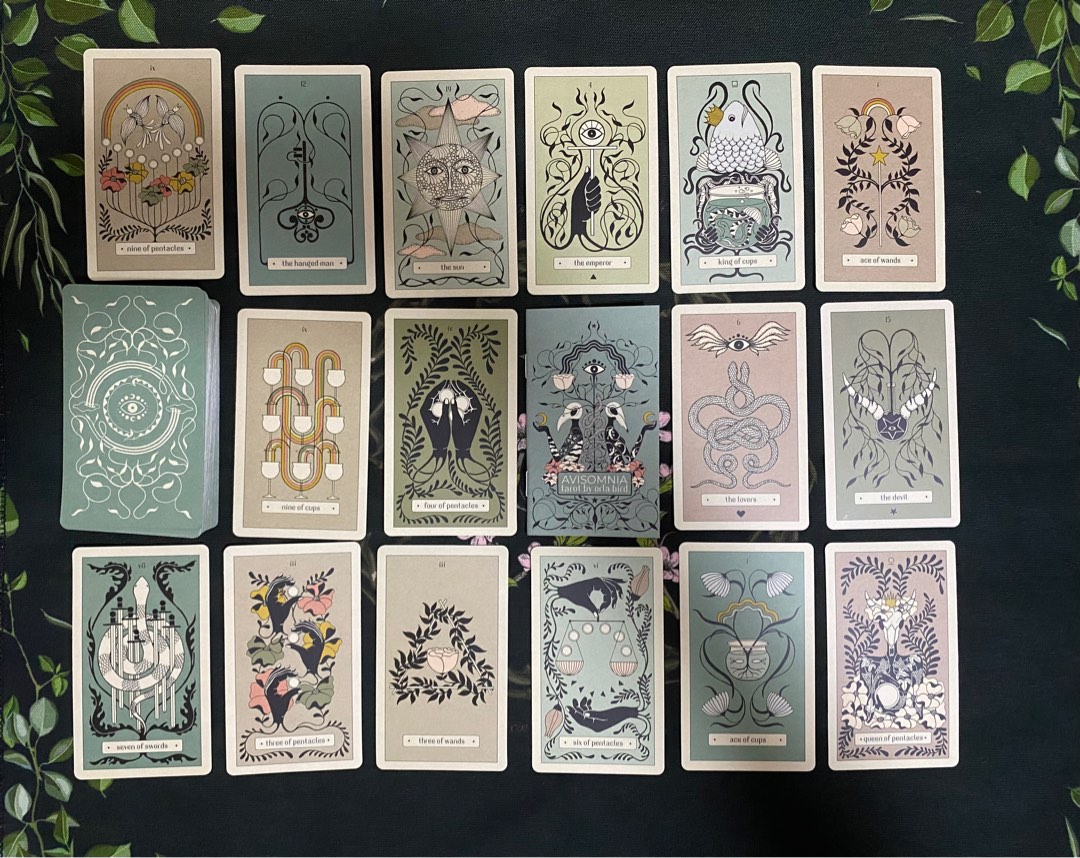Avisomnia tarot deck by orla bird, Hobbies & Toys, Toys & Games on Carousell