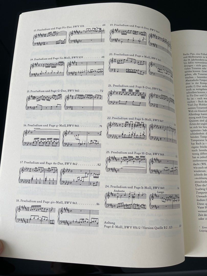 Bach prelude and fugue Barenreiter, Hobbies & Toys, Music & Media ...