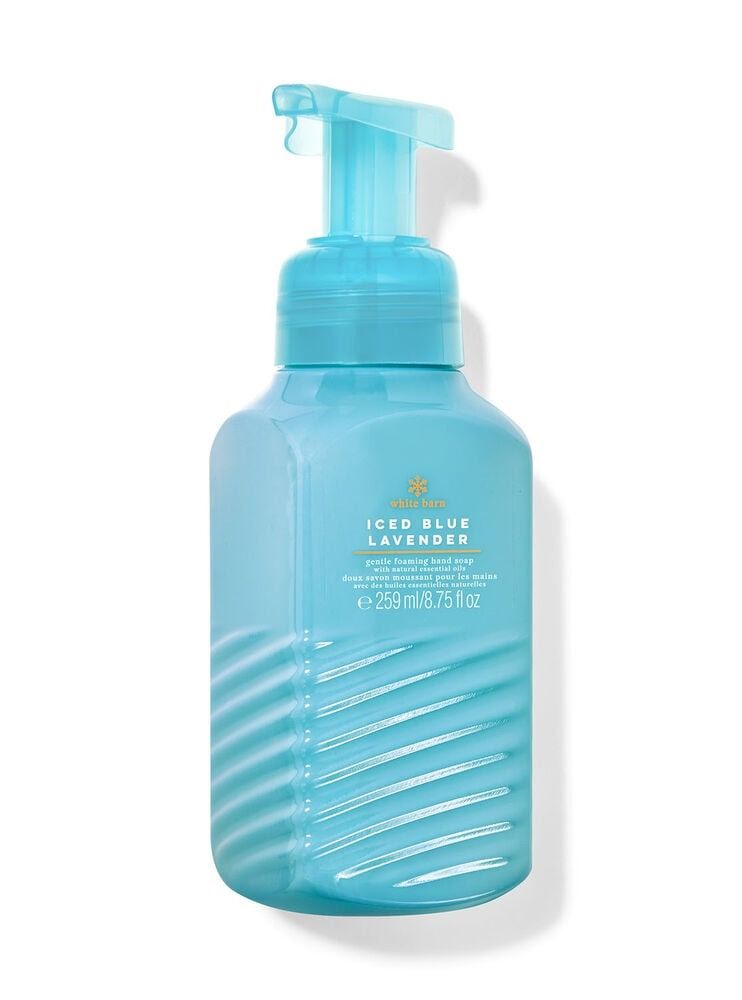 Bath and Body Works Iced Blue Lavender Gentle Foaming Hand Soap, Beauty ...